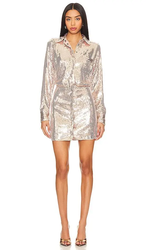 Free People Sophie Sequin Mini Dress