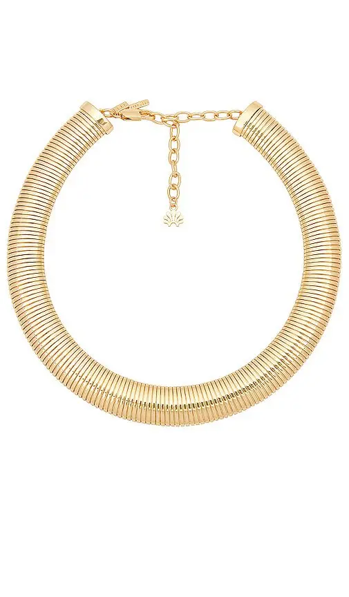 Lele Sadoughi Snake Chain Necklace - Gold