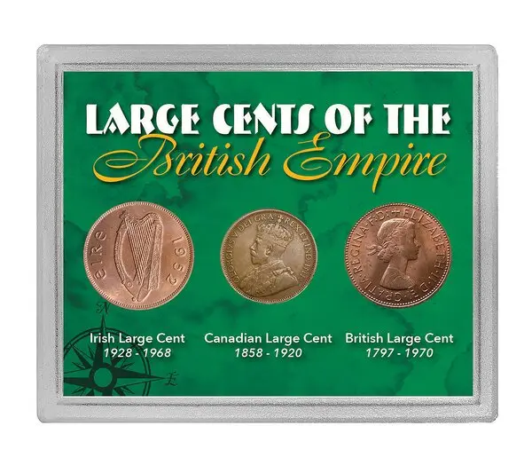 AMERICAN COIN TREASURES American Coin Large Cents Of The British Empire Set - One-color