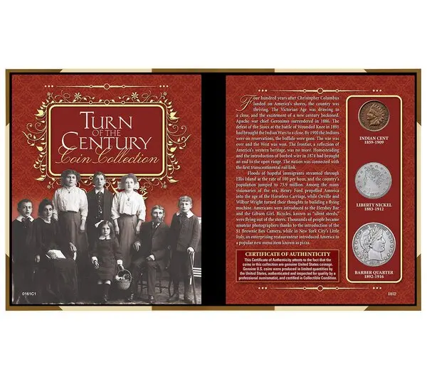 AMERICAN COIN TREASURES American Coin Turn Of The Century Coin Collecti On - One-color