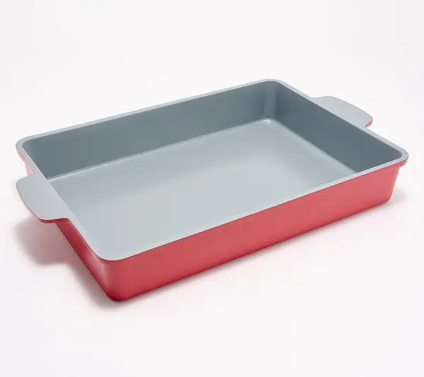 COOKING LIGHT 9x13 Ceramicnonstick Castaluminum Baking Pan - One-color