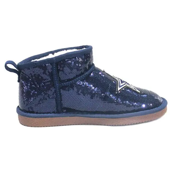 CUCE Dallas Cowboys Sequin Ankle Boots