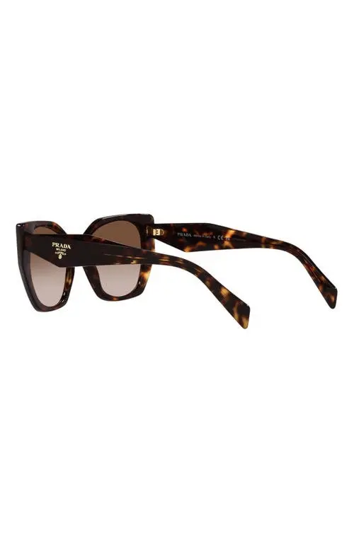 Prada 56mm Cat Eye Sunglasses