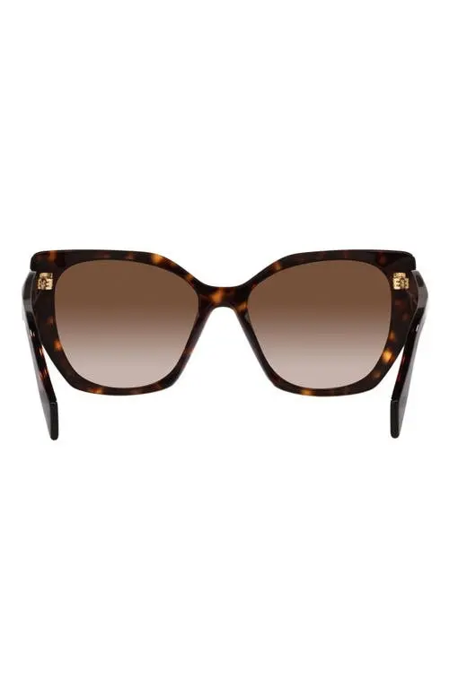 Prada 56mm Cat Eye Sunglasses
