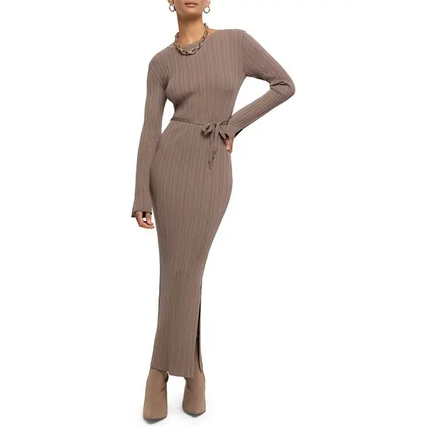 lace cover up knit dress Reversible Sheer Rib-Knit Dress Swim Coverup