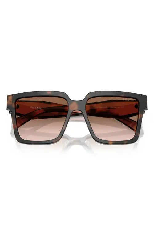 Prada 57mm Square Frame Sunglasses