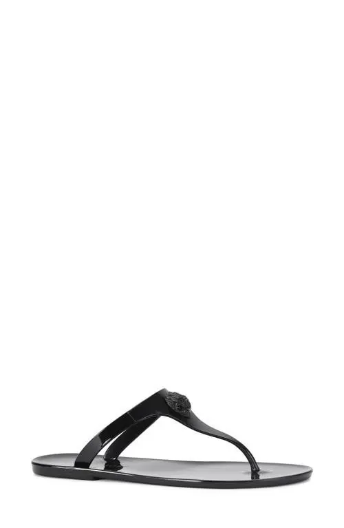 Kurt Geiger Maddison Eagle Head Sandal - Black