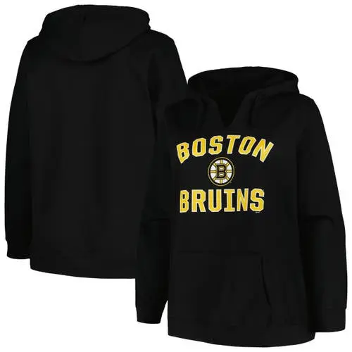 Profile Boston Bruins Arch Over Logo Pullover Hoodie