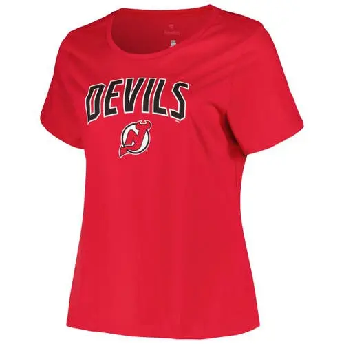 Profile New Jersey Devils Arch Over Logo T-shirt
