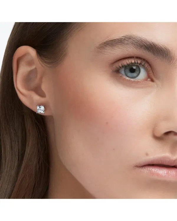 SWAROVSKI Stilla Stud Earrings - Silver