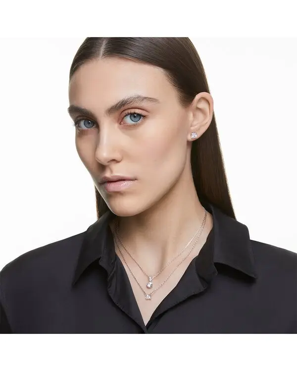 SWAROVSKI Stilla Stud Earrings - Silver