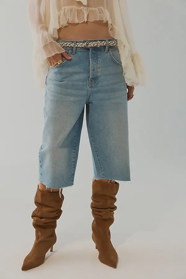 Free People Capri Jeans - Drummer Boy