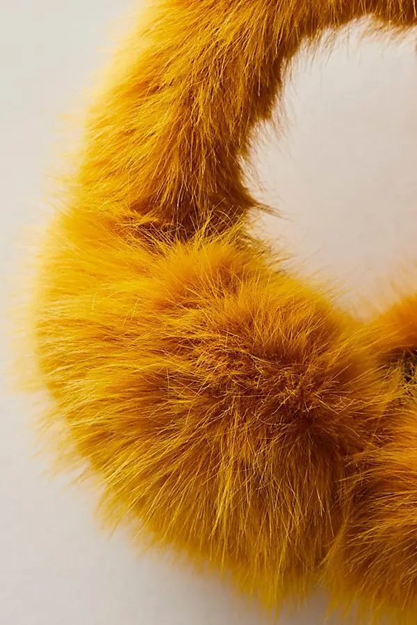 Free People Smitten Faux Fur Earmuffs In Golden Rod - 58  display picture 1