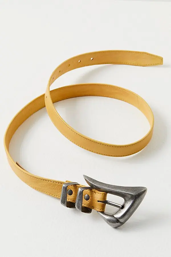 Free People Billie Leather Pocket Belt Free People Billie Leather Belt - Honey | Editorialist main image 2