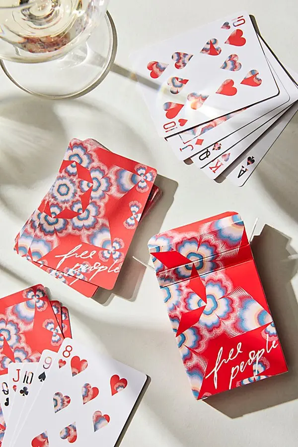 Free People Custom Fp Branded Card Deck - Multicolor