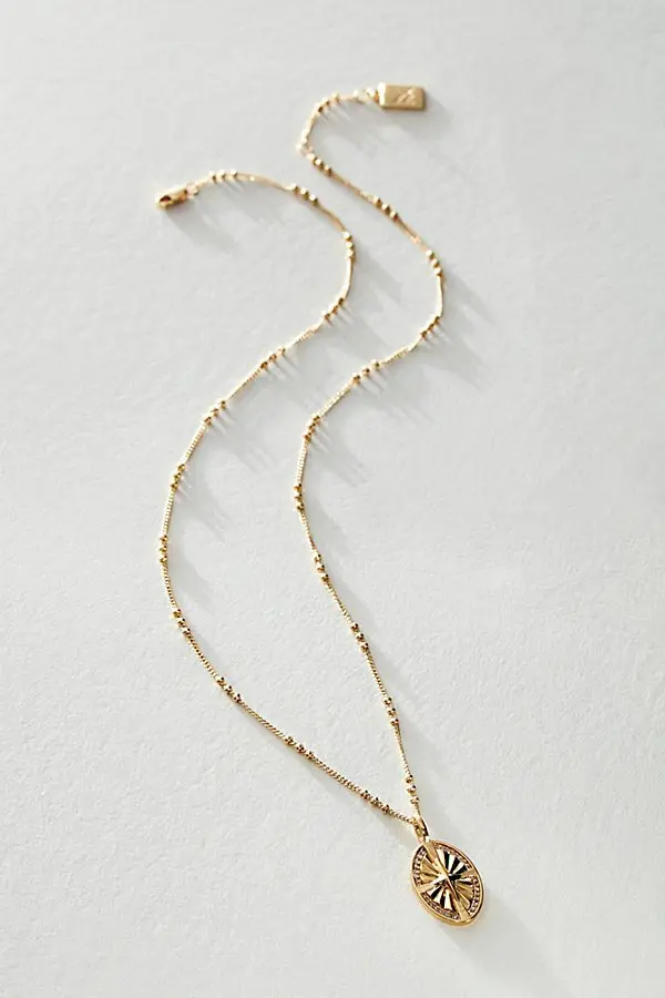 MIRANDA FRYE Brinley Chain With Wanderlust Charm