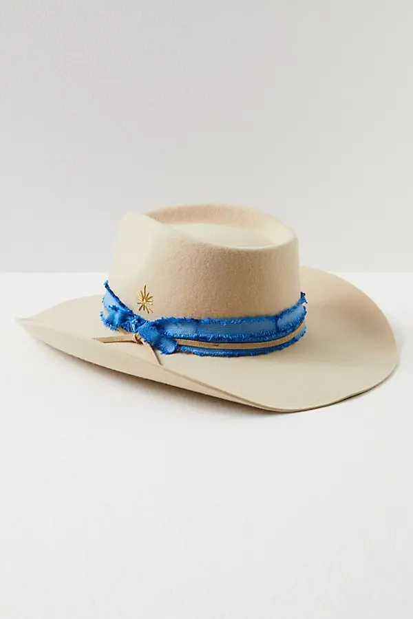 Free People Baldwin Embellished Rancher Hat