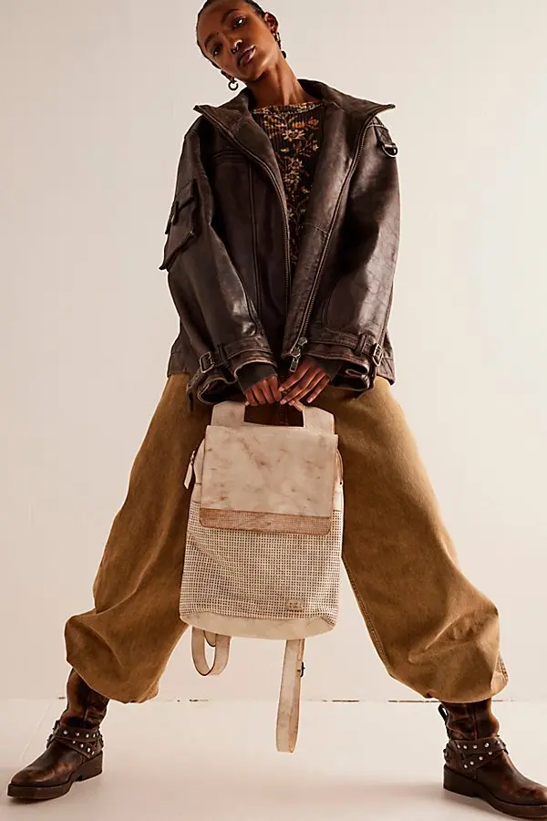 bed stu patsy tanned perforated leather backpack BedStu Andie - Tan Built for life on the go Bed Stu Patsy Backpack Nectar