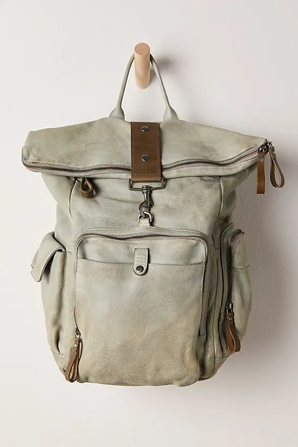 Free People Brigade Leather Backpack