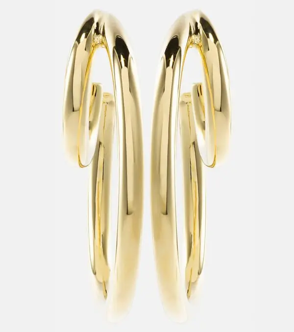 JENNIFER FISHER Double Baby Hoop Earrings - Gold