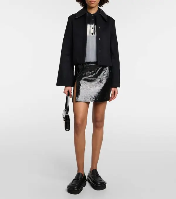 Proenza Schouler Cropped Wool-blend Jacket