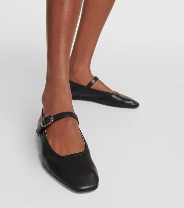 le monde beryl - Leather Mary Jane Ballet Flats