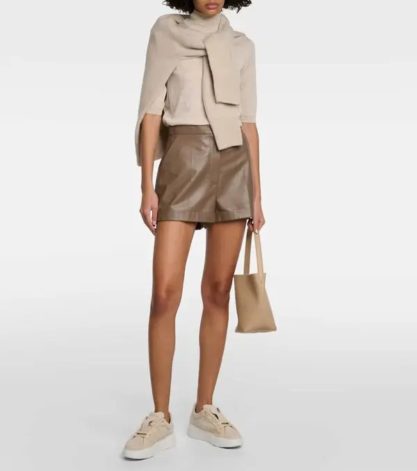 Max Mara Suede Maxi Sneakers