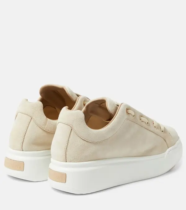 Max Mara Suede Maxi Sneakers