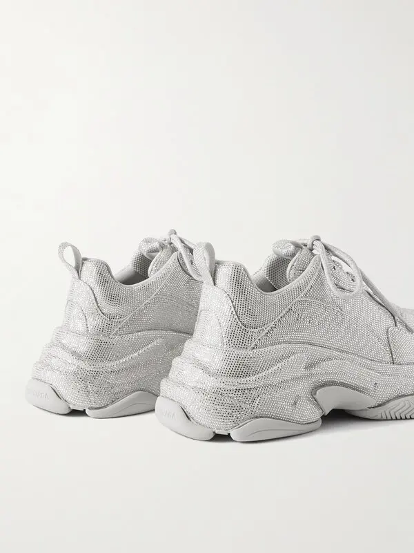 Balenciaga Triple S Rhinestone-embellished Sneakers