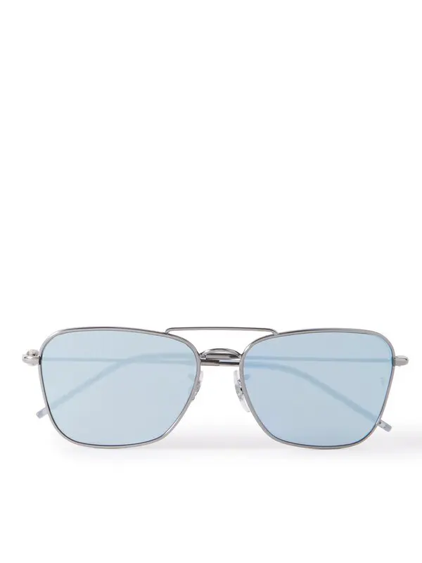 Ray-ban Caravan Reverse Square-frame -tone Sunglasses