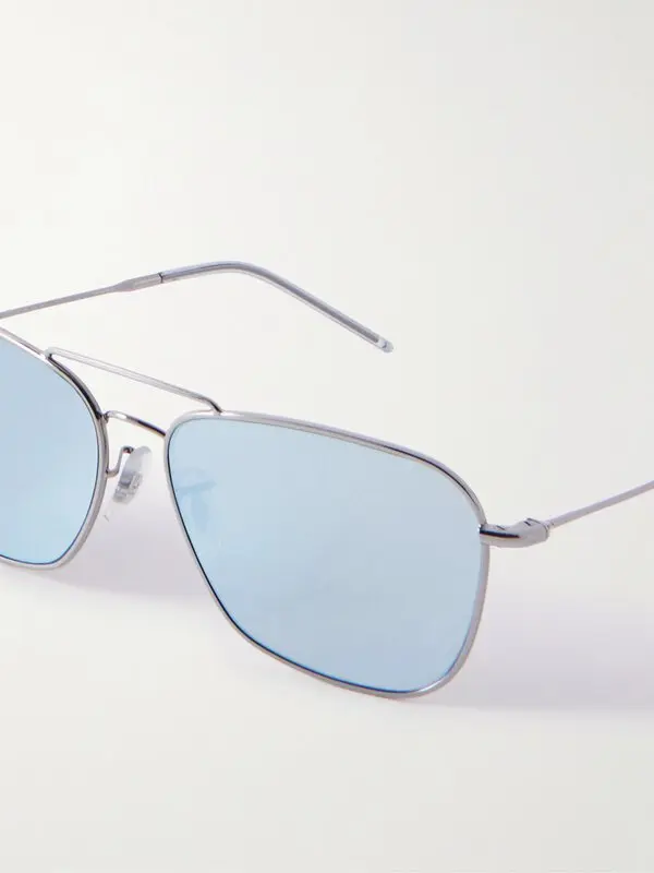 Ray-ban Caravan Reverse Square-frame -tone Sunglasses