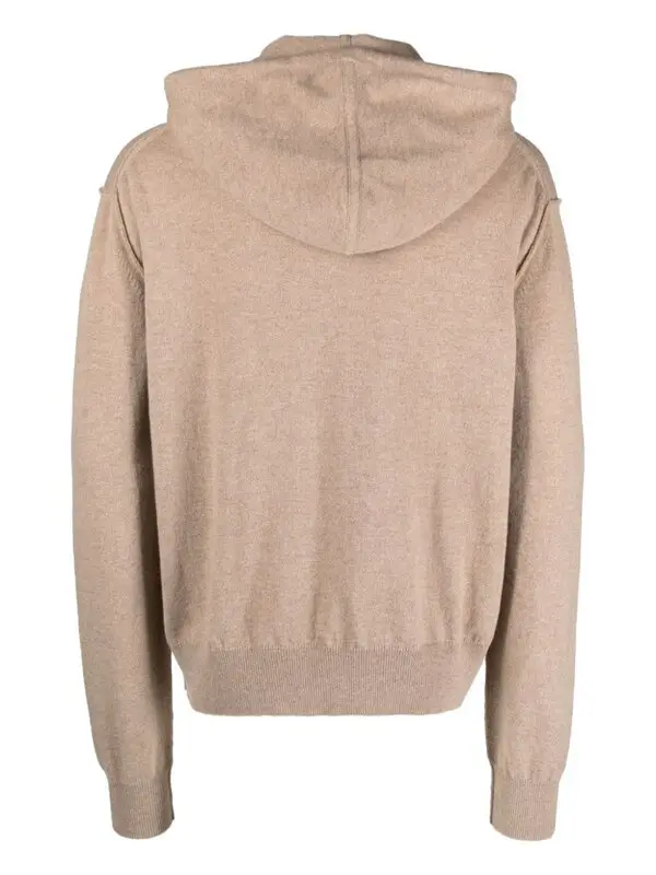 MAISON MARGIELA Wool-cashmere Blend Hoodie
