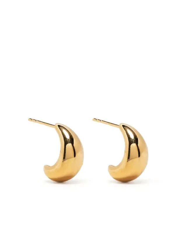 MISSOMA Savi Dome Polished Hoop Earrings - Gold