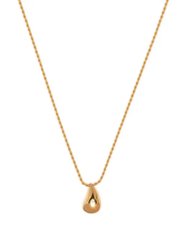 MISSOMA Savi Sculptural Droplet Pendant Necklace - Gold