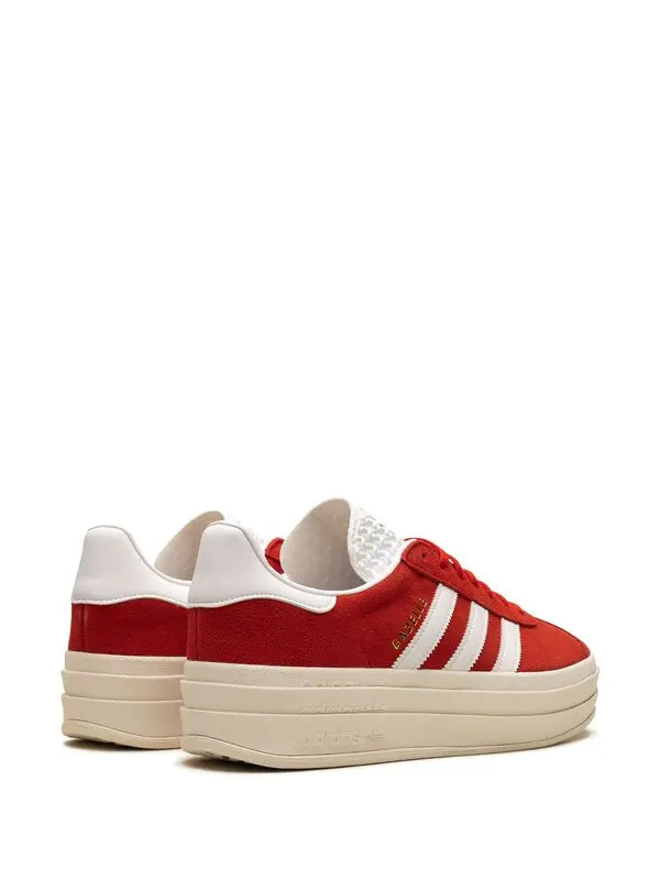 Adidas Gazelle Bold Suede Sneakers - Red