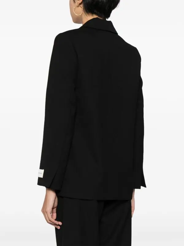 Maison Kitsuné Logo-tag Textured Blazer