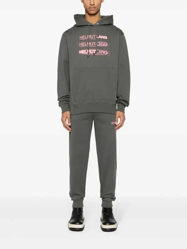 Helmut Lang Logo-print Cotton Track Pants