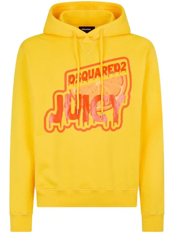 Dsquared2 Juicy" Graphic Print Cotton Hoodie