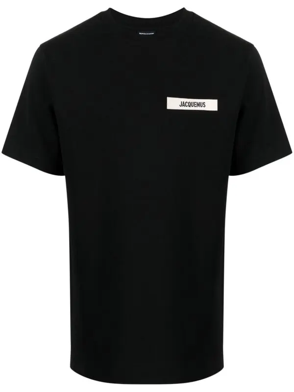 Jacquemus Logo-patch T-shirt - Black