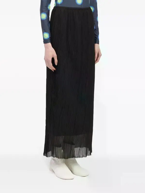 MAISON MARGIELA Pleated Maxi Skirt