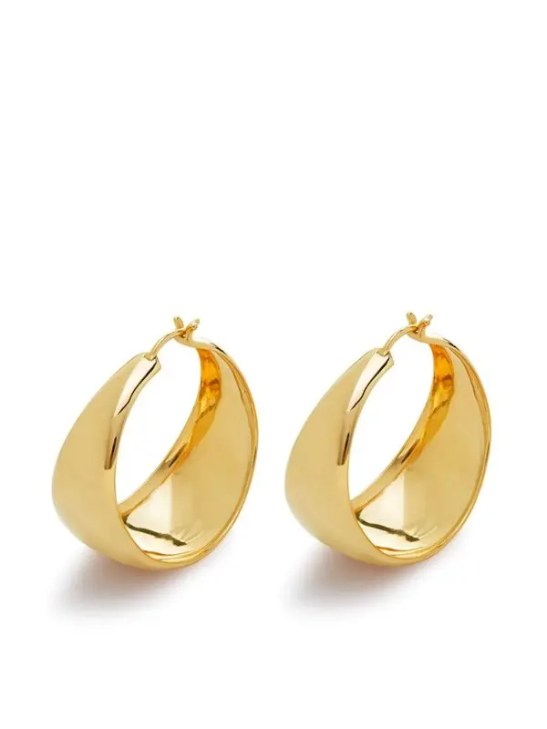Monica Vinader Kate Young Hoop Earrings - Gold