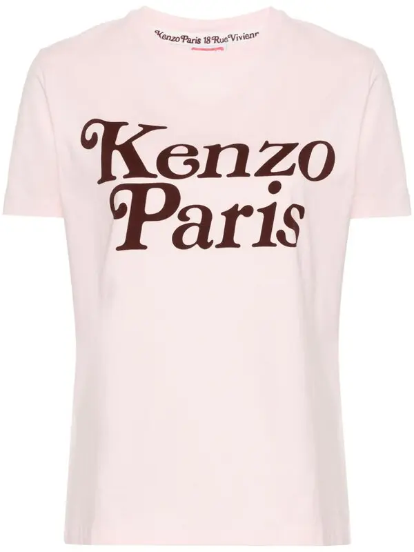 Kenzo X Verdy Logo-print Cotton T-shirt - Pink