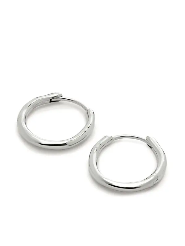 Monica Vinader Siren Hoop Earrings - Silver