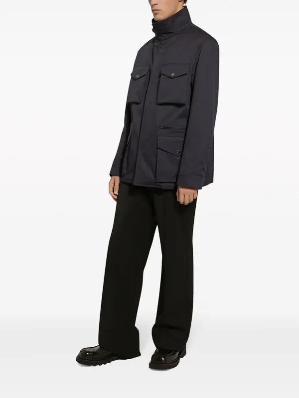 Dolce & Gabbana Multi-pocket Safari Jacket - Blue