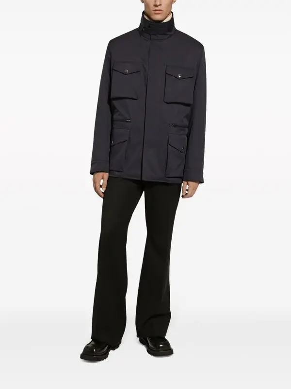 Dolce & Gabbana Multi-pocket Safari Jacket - Blue