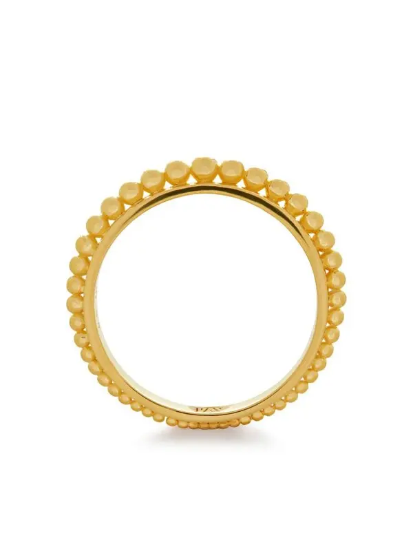 Monica Vinader Deia Bead-embellished Stacking Ring - Gold