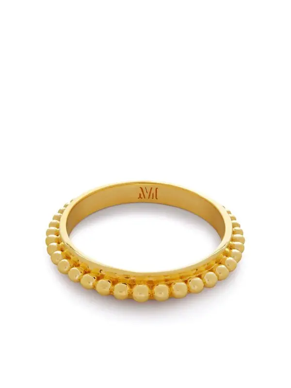 Monica Vinader Deia Bead-embellished Stacking Ring