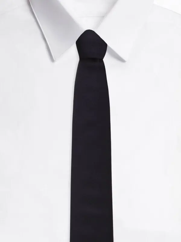 Dolce & Gabbana Silk Martini Tie - Blue