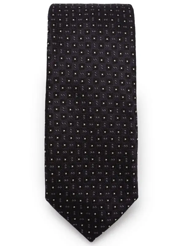 Dolce & Gabbana Patterned Jacquard Tie - Blue