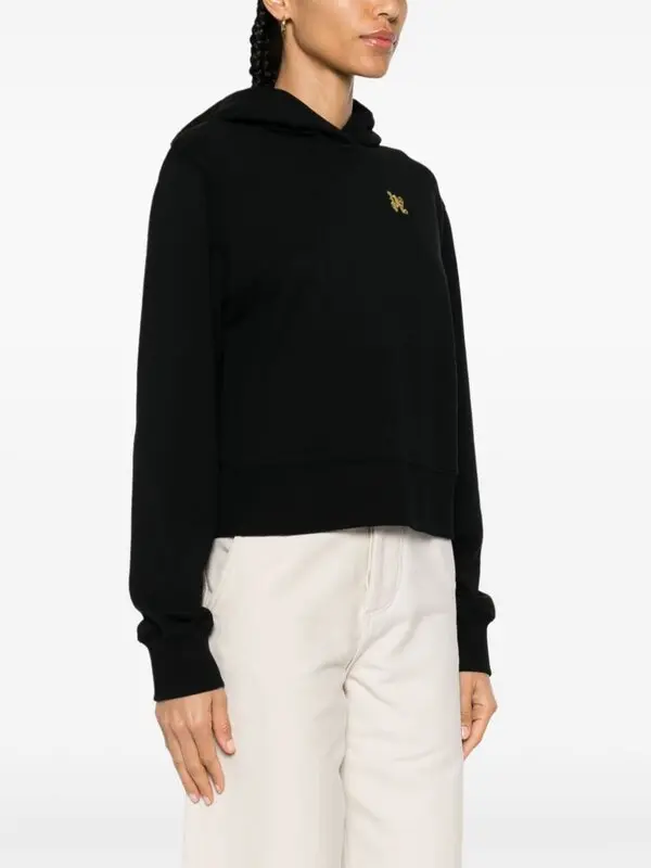 Palm Angels Dragon-monogram Cotton Hoodie